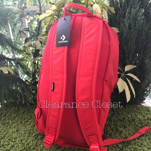 Converse | Bags | Nwt Converse Edc Poly Backpack Co Red | Poshmark